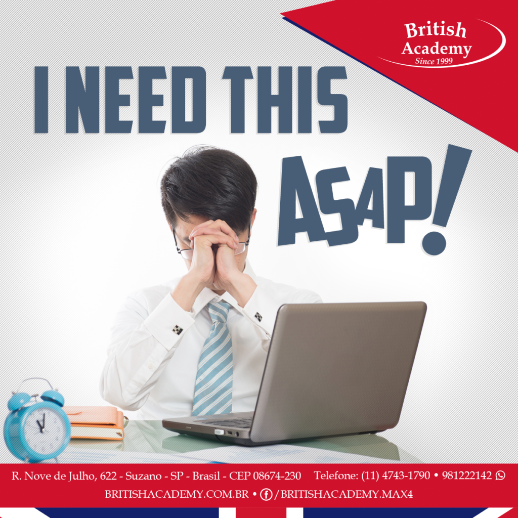 significado da sigla "ASAP"? • British Academy